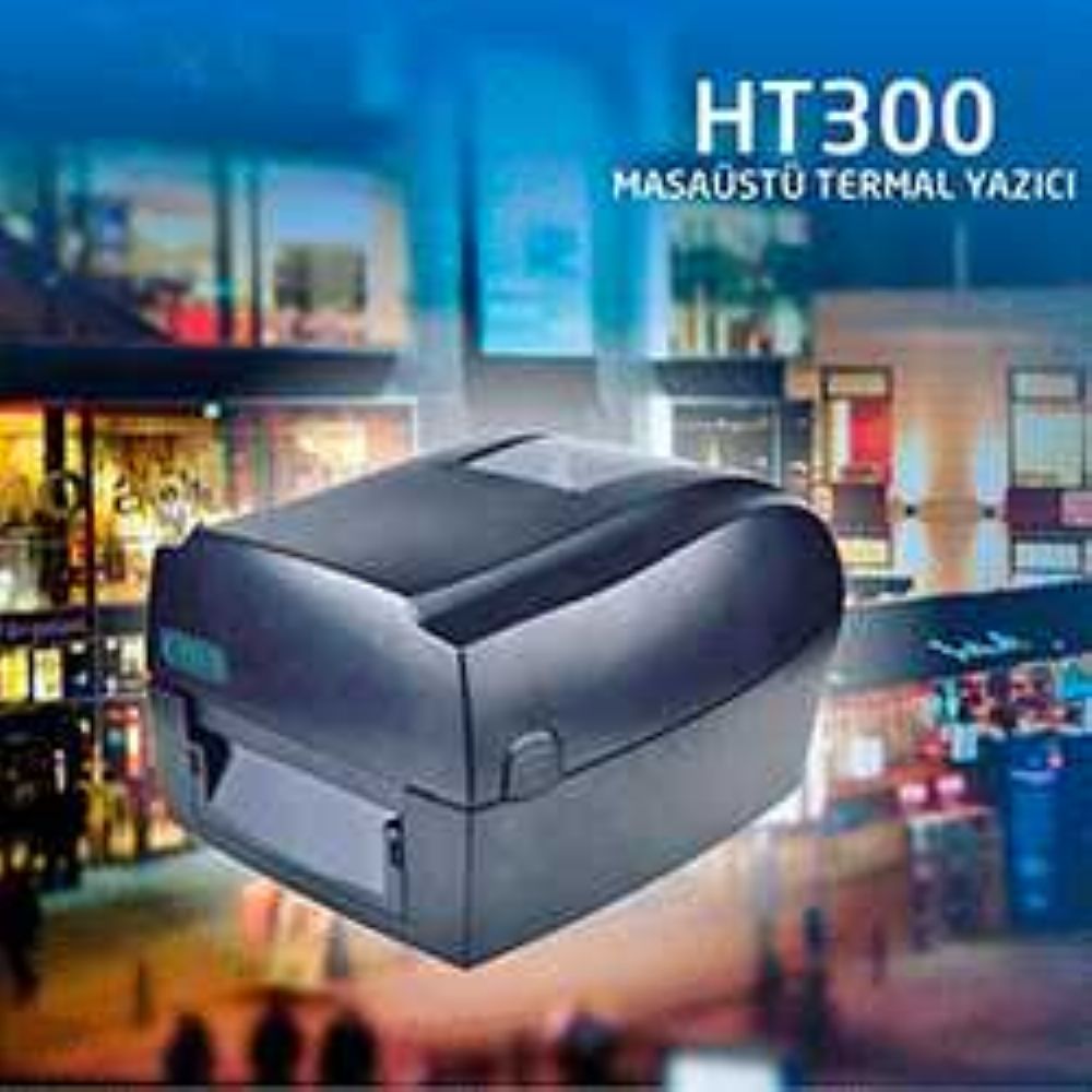 CMT HT300 Termal Transfer / Direk Termal 203 Dpi 108 mm 127 mm/s USB ...